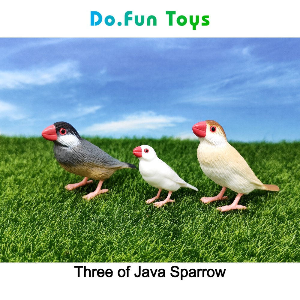 Jual Animal Figurine | JAVA SPARROW / Mainan Miniatur Binatang Burung ...