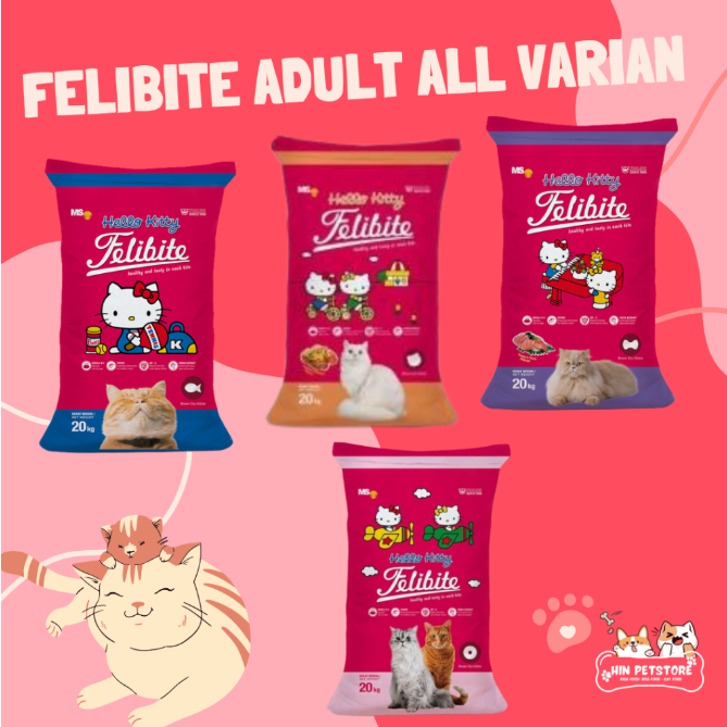 Jual Makanan Kucing - Felibite Adult All Varian 20kg FRESHPACK [INSTANT ...