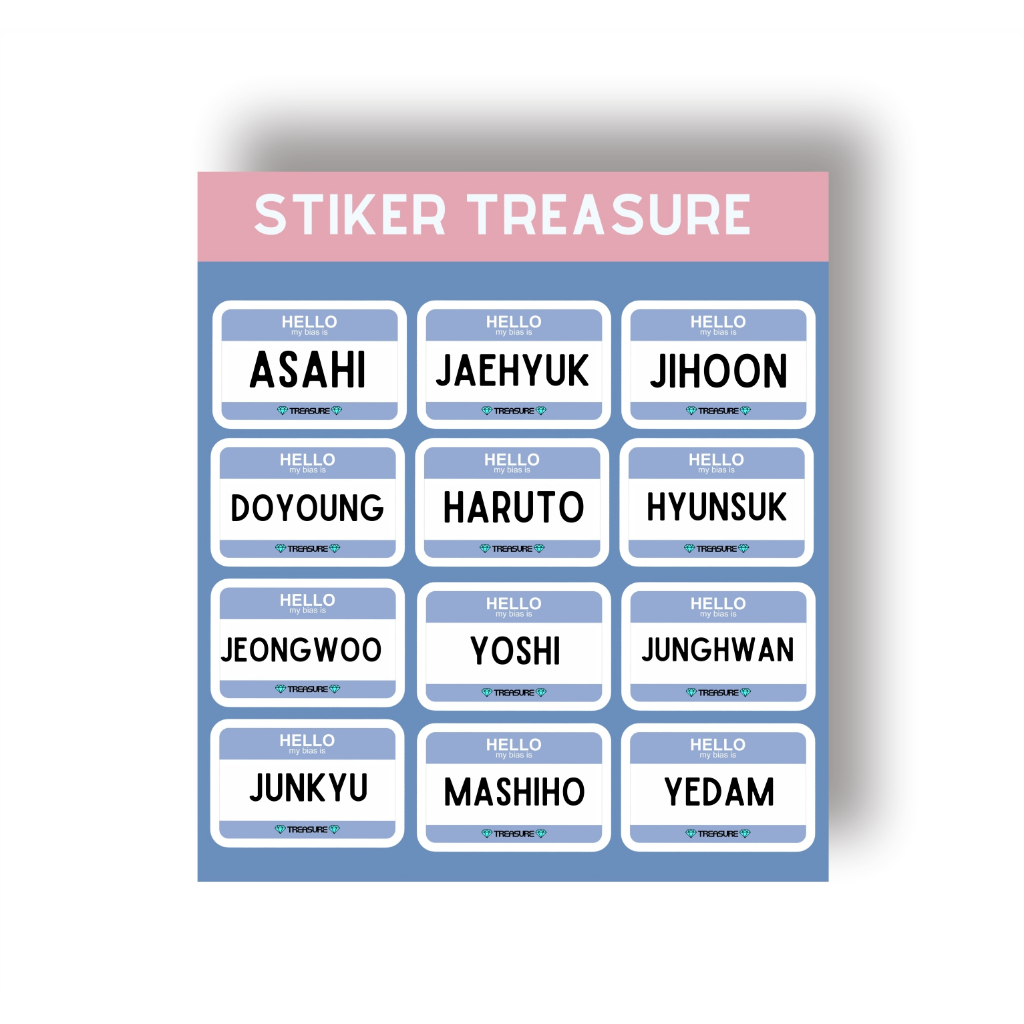 Jual STIKER TREASURE CHIBI KARTUN CUTE | Shopee Indonesia