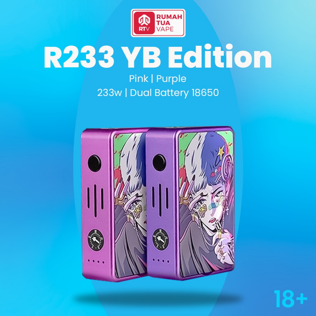 Jual R233 YB EDITION 233W DUAL BATTERY 18650 MOD ONLY BY HOTCIG ...