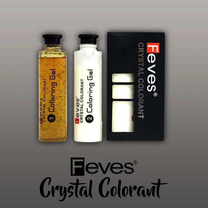 Jual TONING FEVES CRYTAL COLORANT 300ML CAT RAMBUT FEVES HAIR COLOR ...