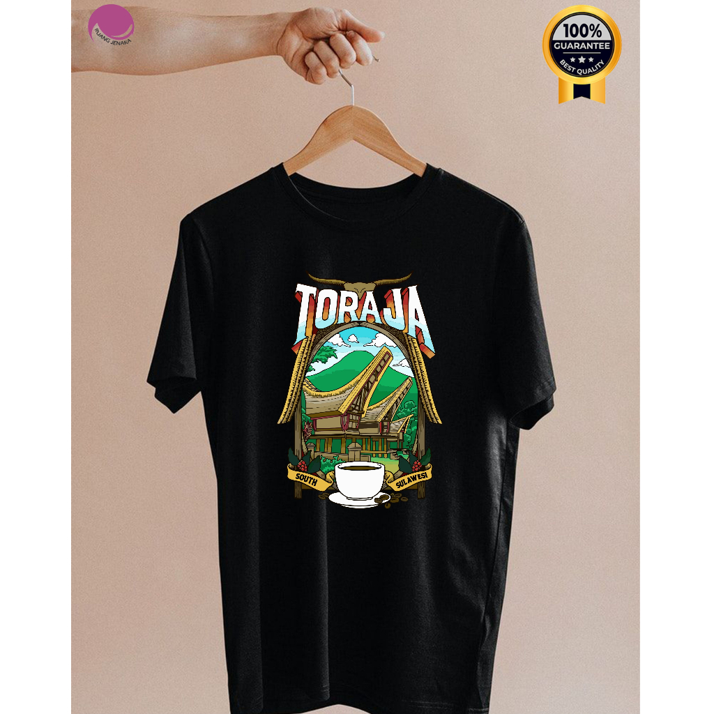 Jual Kaos Toraja Motif Toraja Coffee Kopi Toraja Adventure Edition | Shopee Indonesia