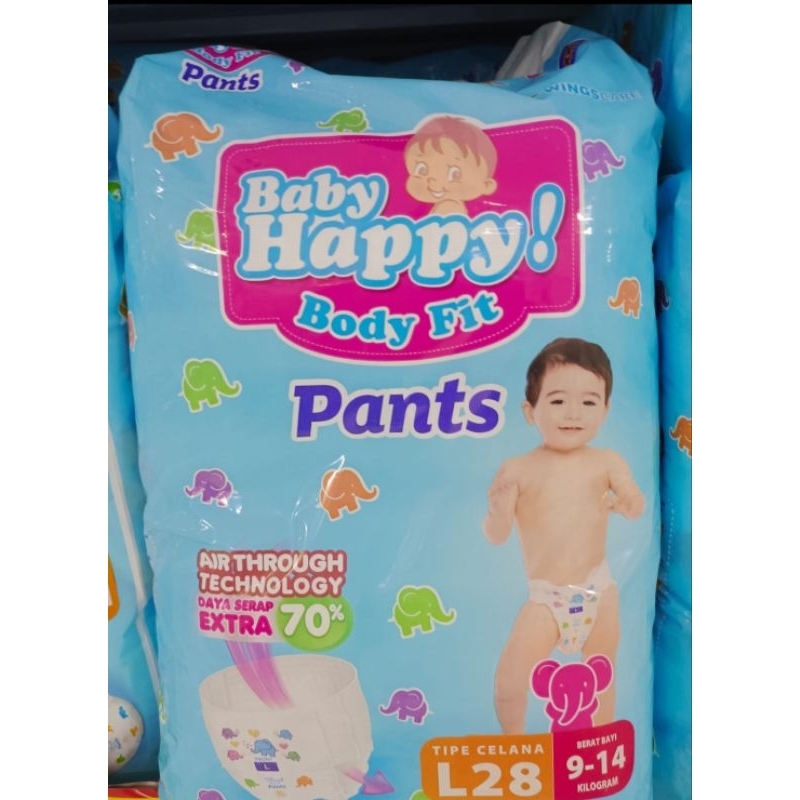 Jual baby happy pants M/L/XL ( kemasan baru) | Shopee Indonesia