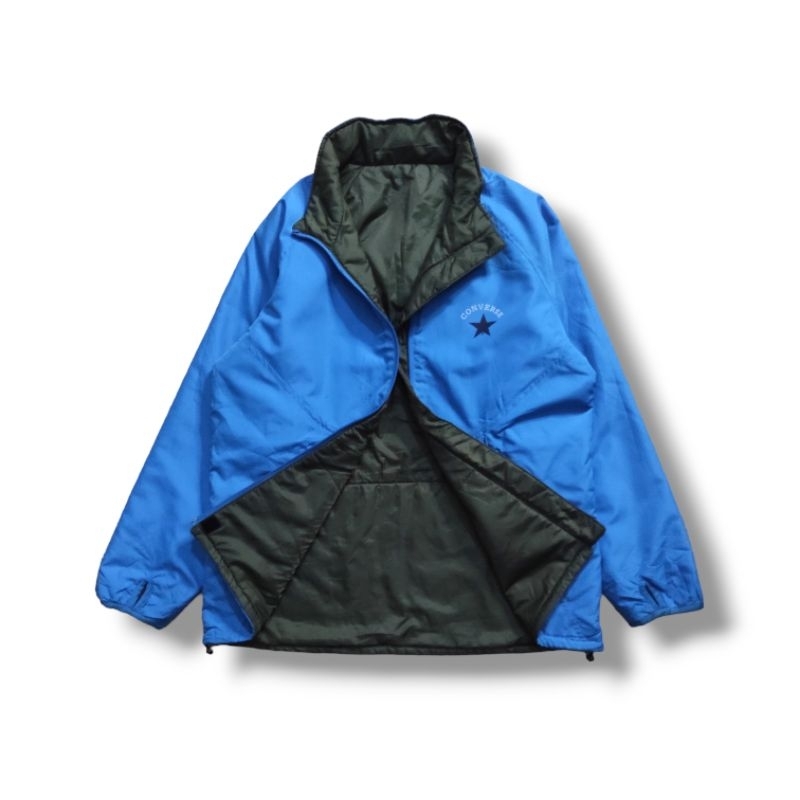Jual Jaket Windbreaker Converse Reversibel | Shopee Indonesia
