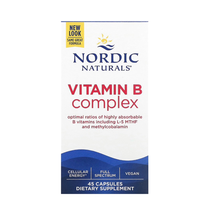 Jual Nordic Naturals Vitamin B Complex 45 Capsules | Shopee Indonesia