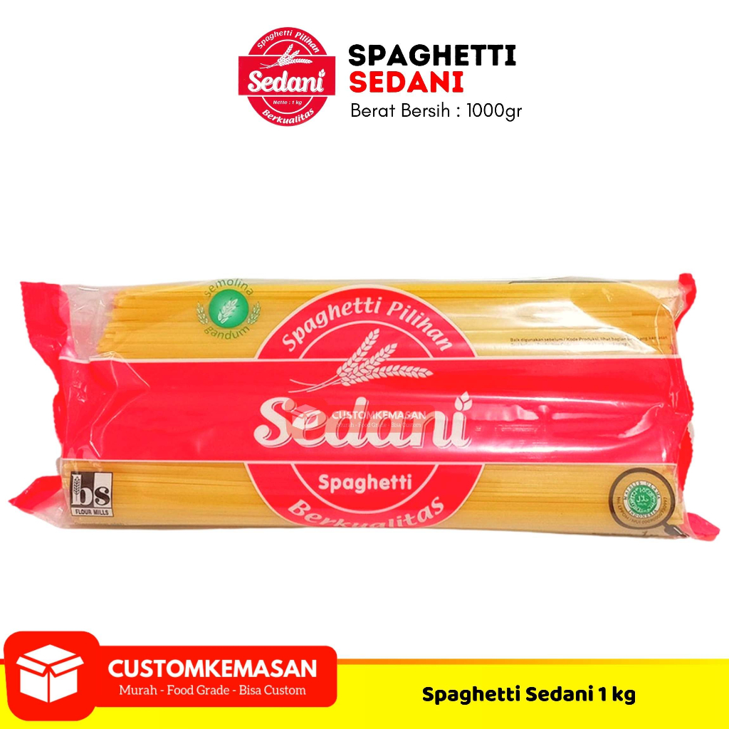 Jual Sedani Spaghetti / Spageti1Kg | Shopee Indonesia