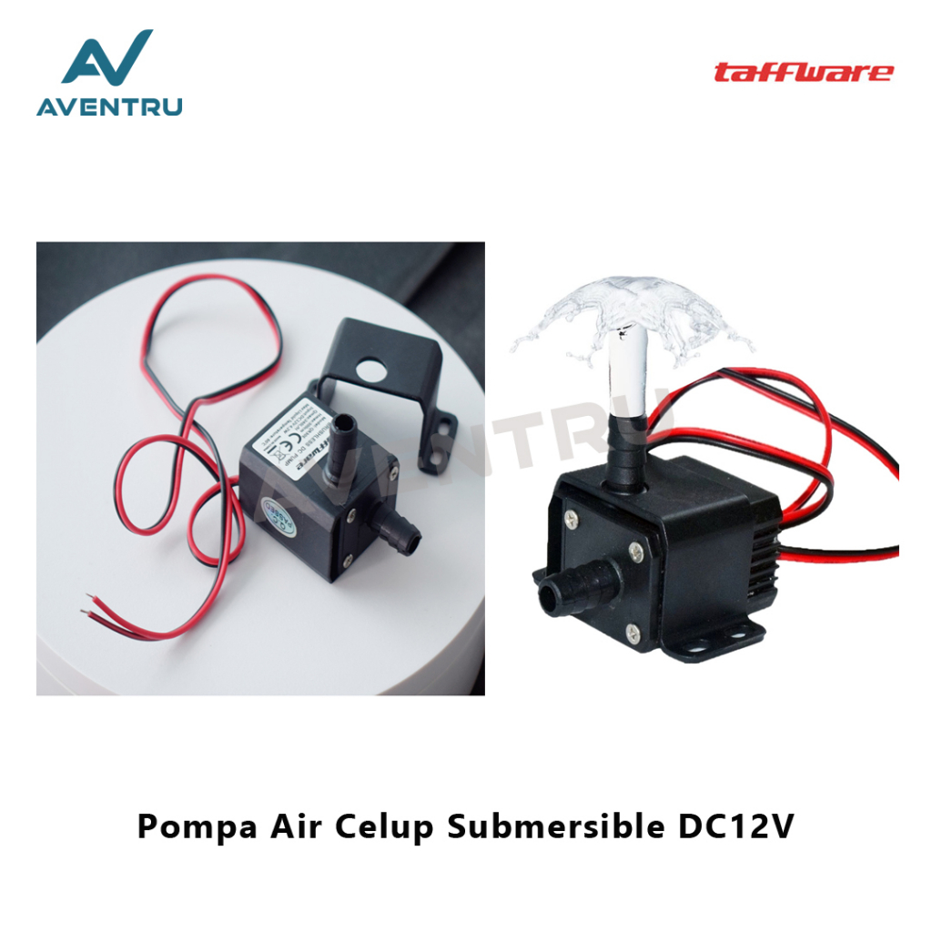 Jual Pompa Air Celup Mini DC 12V Submersible Water Pump Aquarium ...