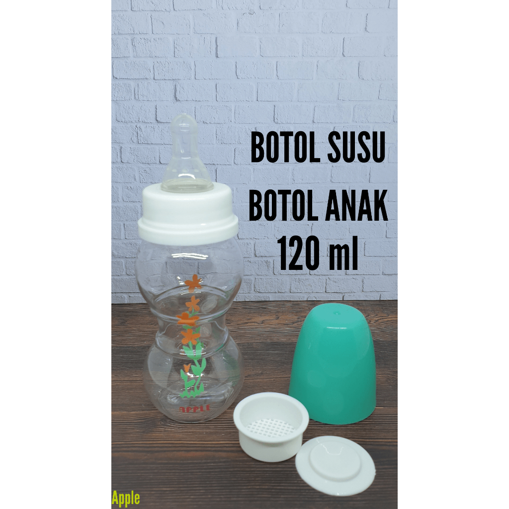 Jual Botol Susu 120ml Dot anak bayi bottle impor model lengkung 120 ML ...