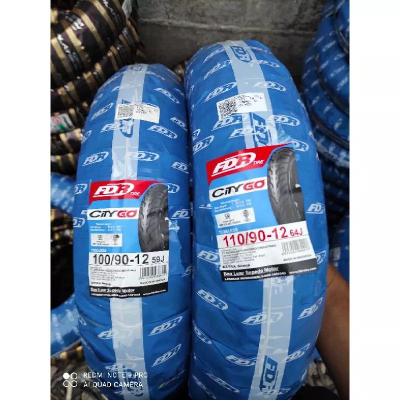 Jual Ban Motor Scoopy Satu Pasang FDR CITY GO Ring 12 Scoopy Freego ...