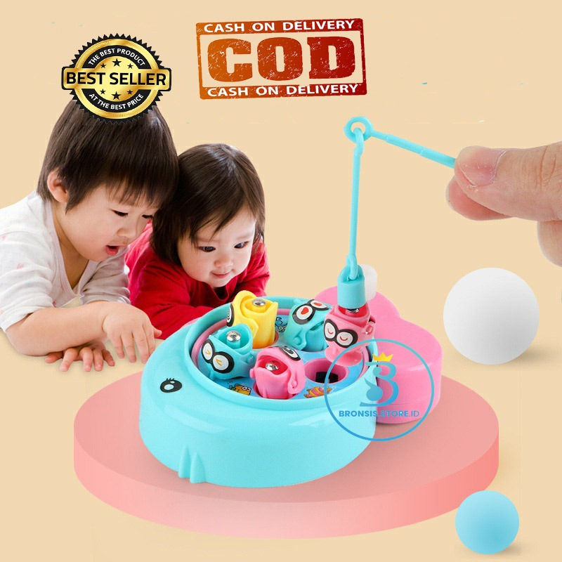 Jual Bronsis - Mainan Anak Mancingan Ikan Putar Bentuk Ikan Mini 1753 ...