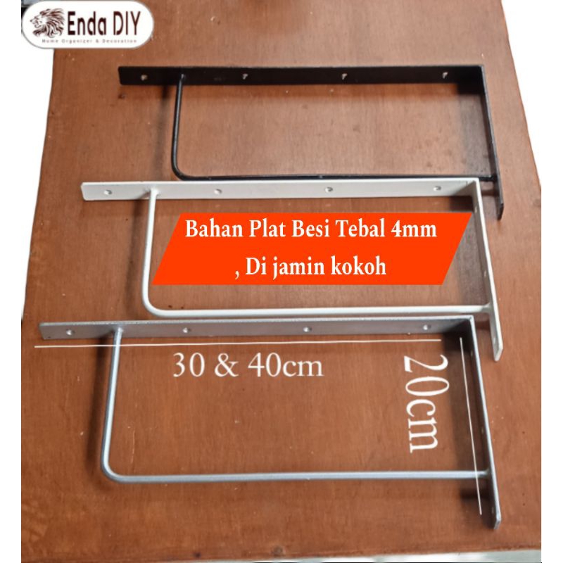 Jual Besi Siku Rak Dinding Tebal / Siku Penyangga Rak dinding Besi ...