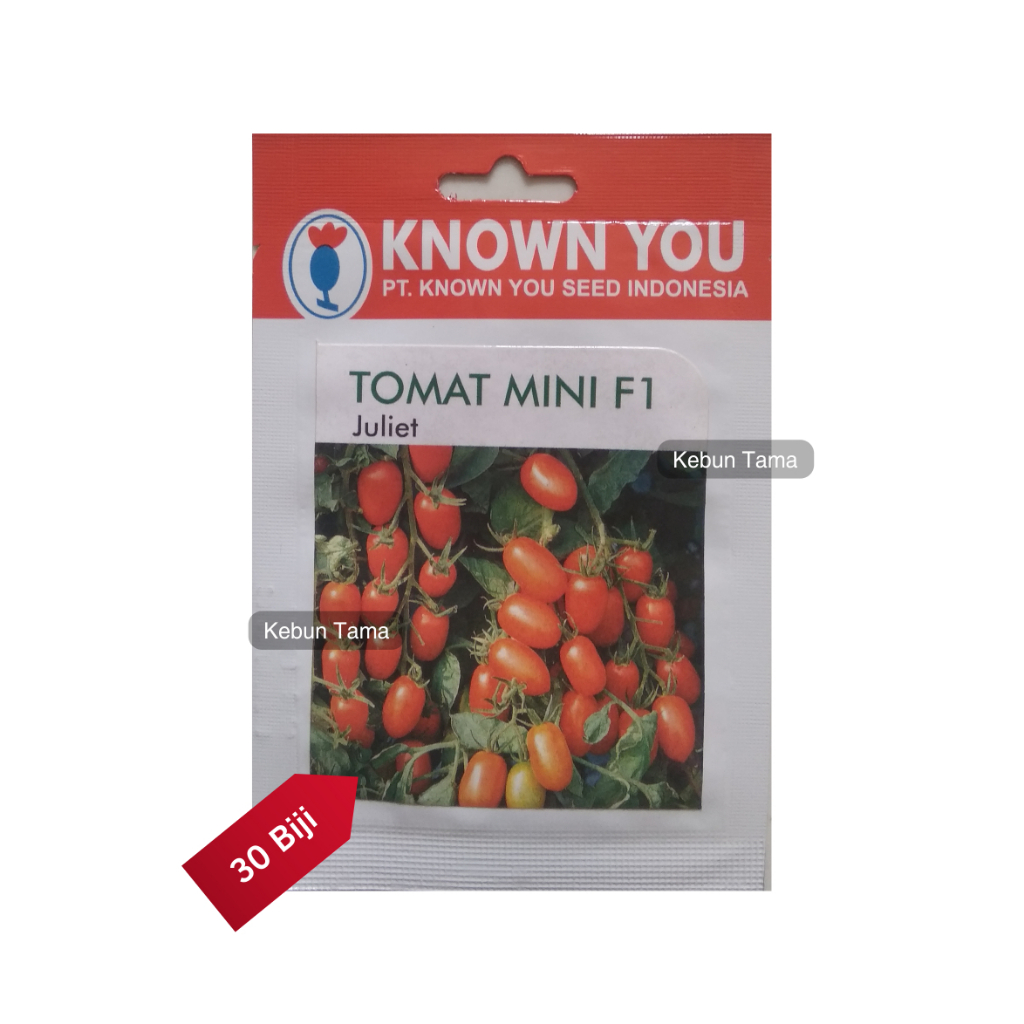 Jual Benih Tomat Mini Juliet F1 Tomat Cherry Known You Seed Isi 30 Biji ...