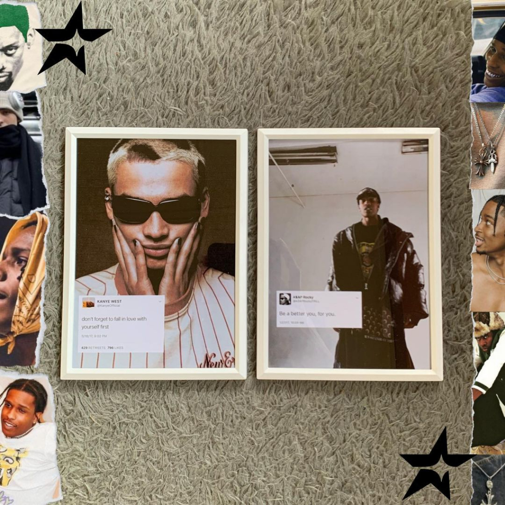 Jual Kanye Tweet ‘Love ur Self first’ and Asap Rocky Fits with Tweets ...