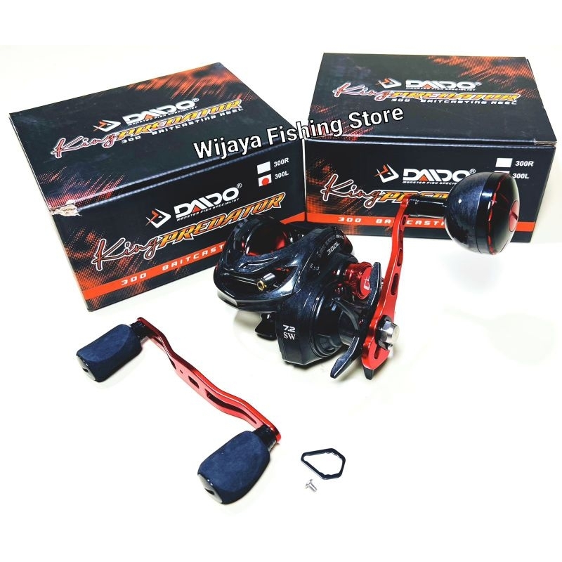 Jual Reel Pancing BC Daido King Predator 300 L 300 R DOUBLE HANDLE ...
