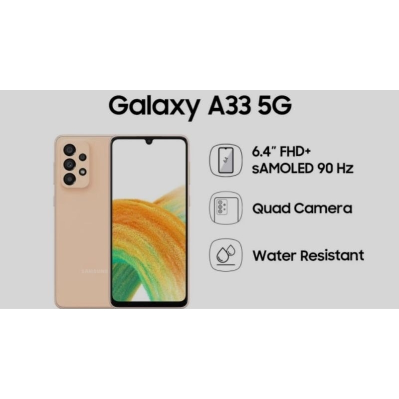 Jual Samsung A33 (5G)NEW BNIB 8/128GB & 8/256GB - Garansi Resmi 1 Tahun ...