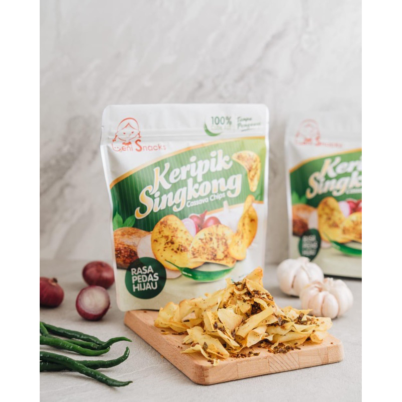 Jual Leni Snack Keripik Kentang Potato Chips Leni Snack Keripik Singkong Cassava Chips | Shopee ...