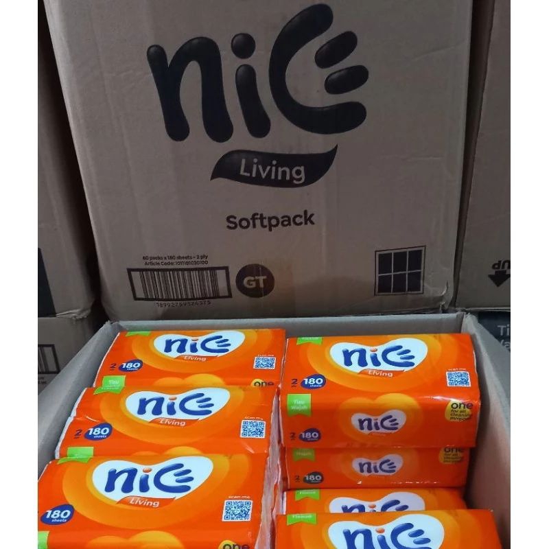 Jual tissue nice 180 sheet | Shopee Indonesia