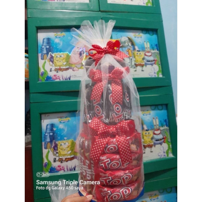 Jual Buket snack/buket jajan/buket top coklat/buket murah/buket wisuda ... Jual Buket snack/buket jajan/buket top coklat/buket murah/buket wisuda ...