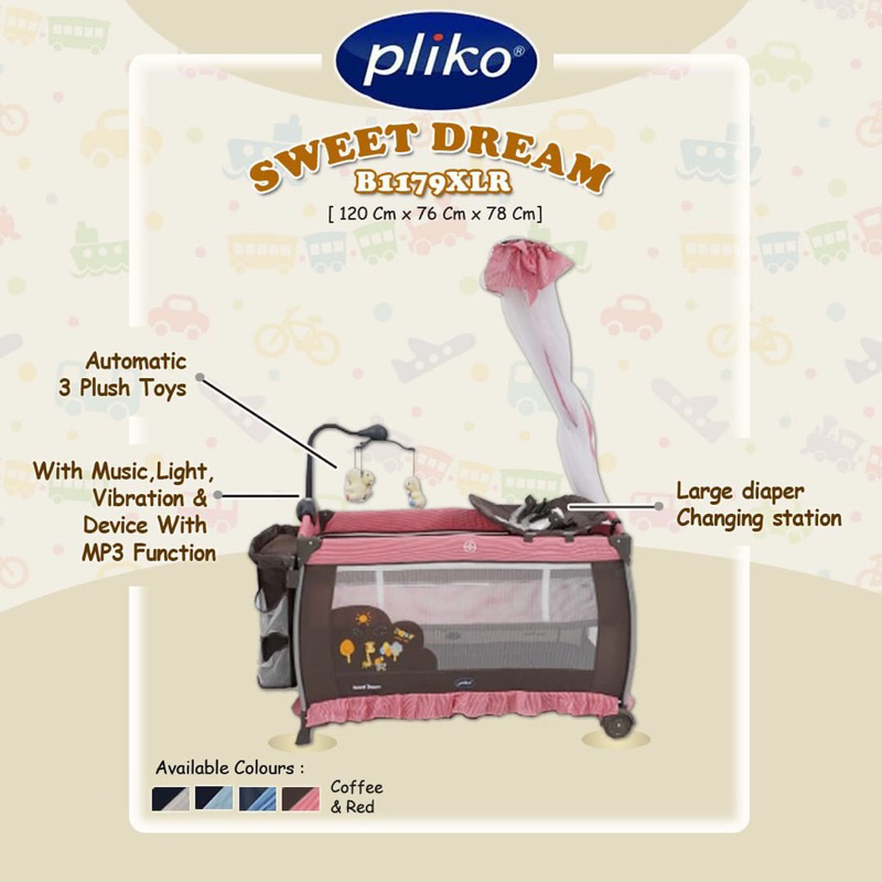 Jual BABY BOX PLIKO 1179 XLR / Baby Box Pliko 1179 XLR / Tempat Tidur ...