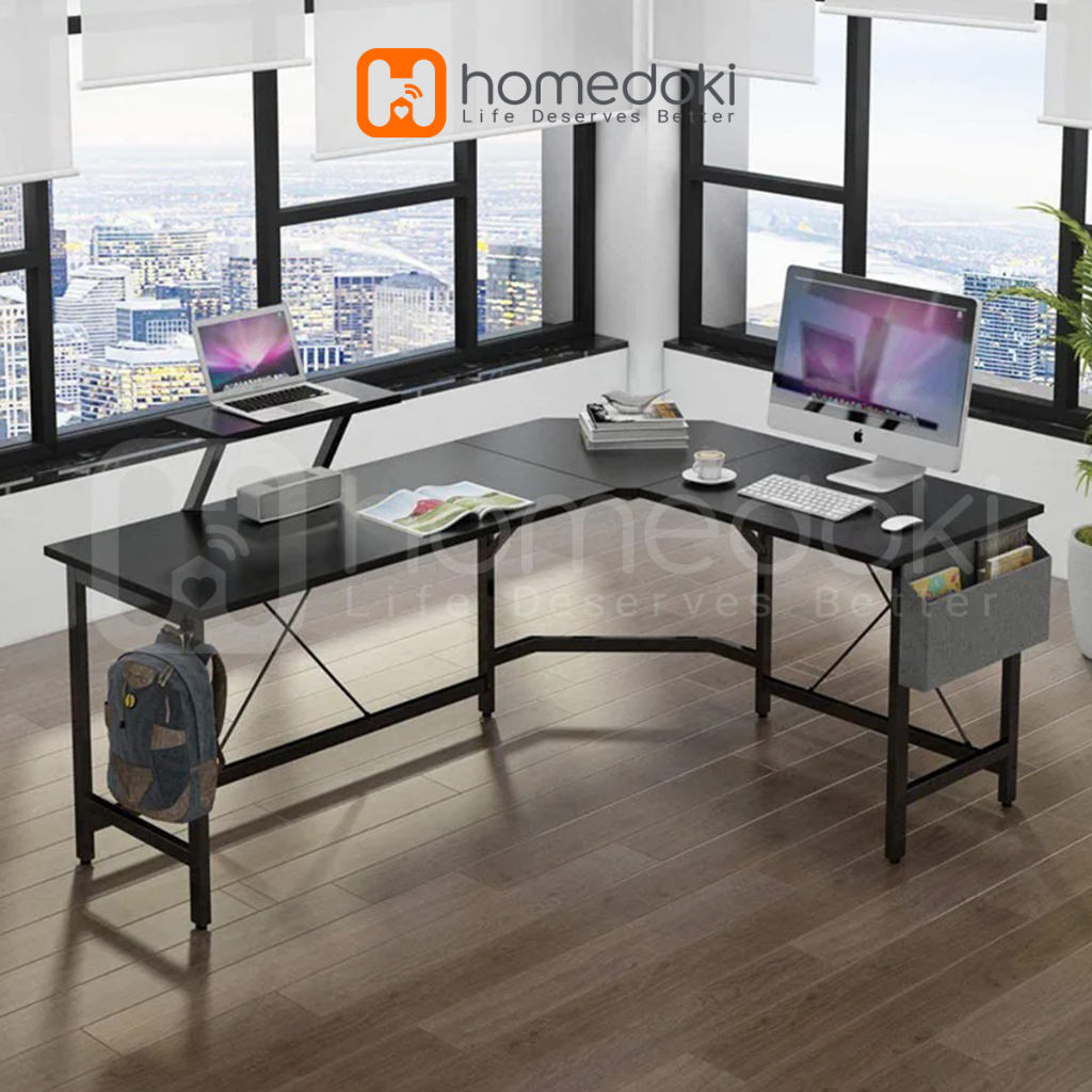 Jual Homedoki Meja Kerja L / Meja Komputer / Meja Kantor / Meja Belajar ...