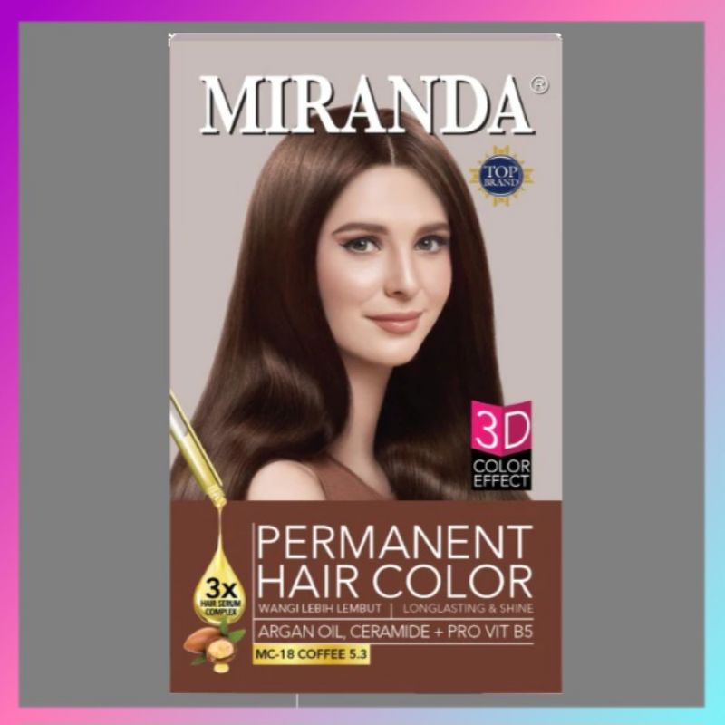 Jual Miranda Hair Color MC18 Coffee 30ml | Shopee Indonesia