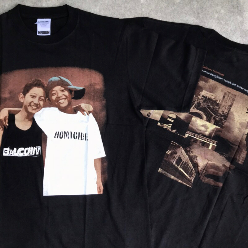 Jual Tshirt Balcony x Homicide - Hymne (Official Merchandise) | Shopee ...