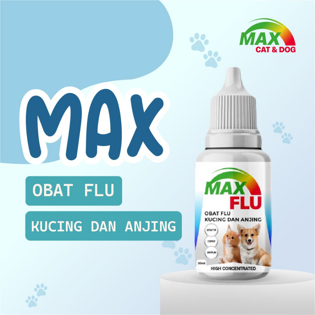 Jual MAX FLU Obat Flu batuk Kucing dan Anjing 30ml | Shopee Indonesia