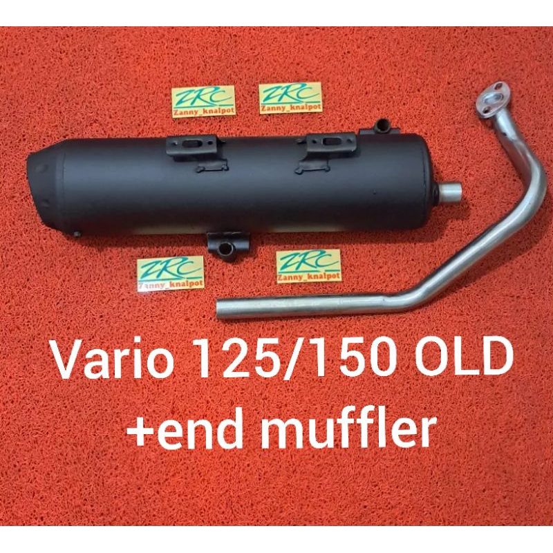 Jual KNALPOT VARIO MUFFLER HITAM / KNALPOT ZRC MUFFLER HITAM VARIO ZRC ...