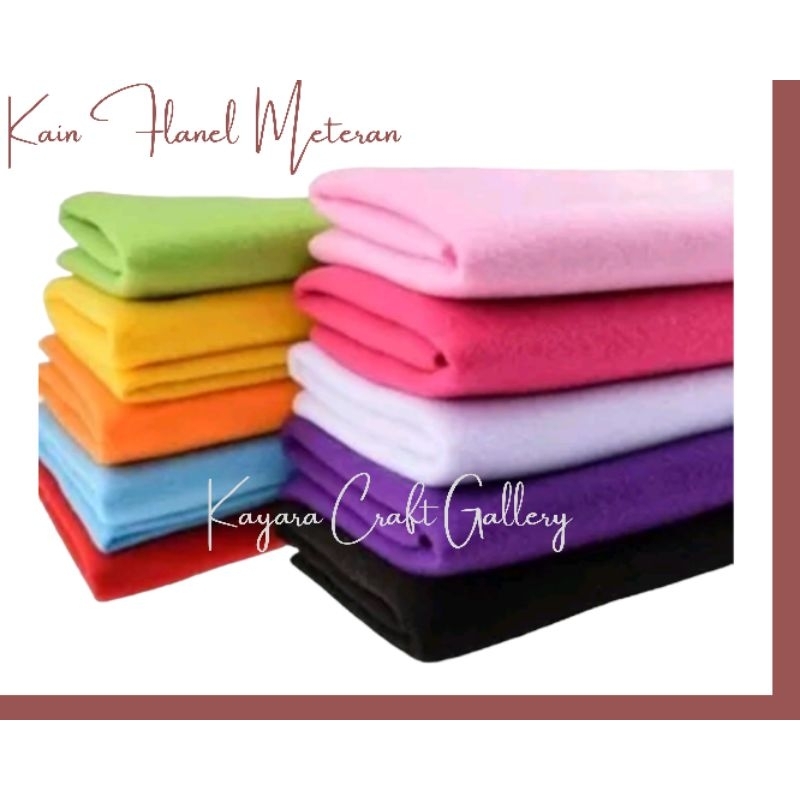 Jual Kain Flanel Tebal Murah Meteran/Kain Flanel Hydroponik / Kain ...