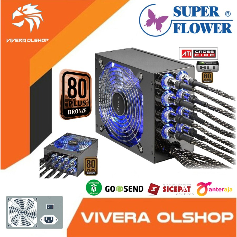 Jual PSU 550W SUPER FLOWER SF-550P14HE AMPTAC MODULAR (SECONDD GODDD ...