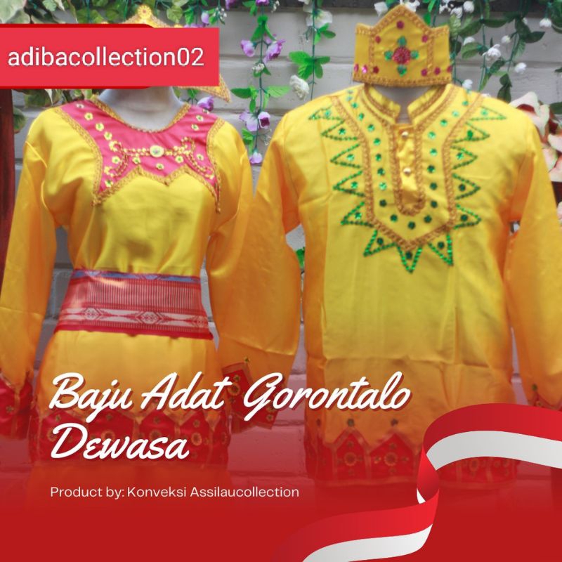 Jual BAJU ADAT TRADISIONAL GORONTALO SATUAN//BAJU PENGANTIN ADAT ...