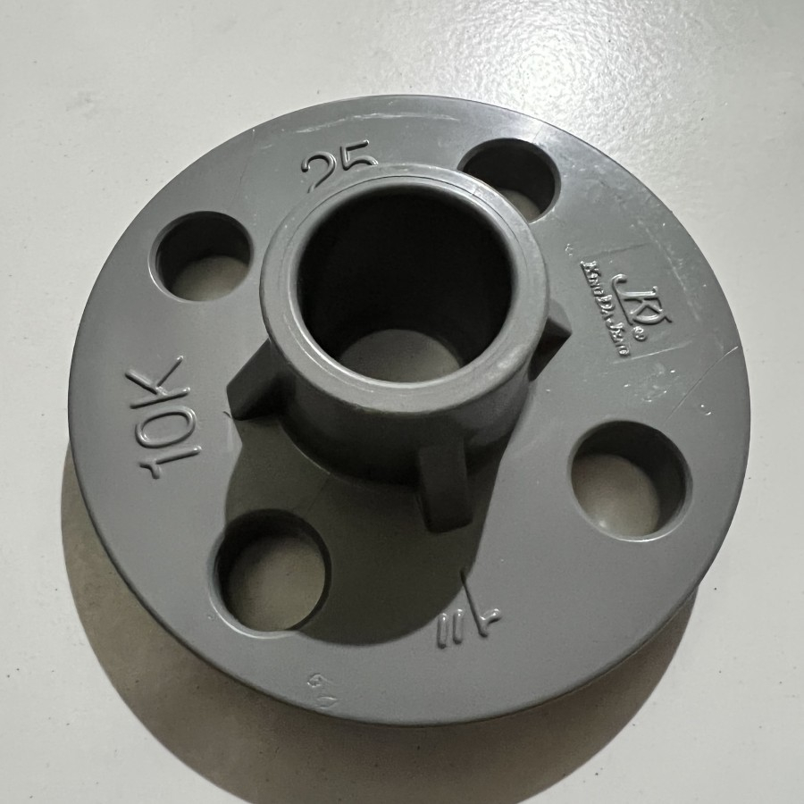 Jual Flange KDJ 1" inch JIS 10K 25 PVC AW flendes Taiwan plendes fleng | Shopee Indonesia
