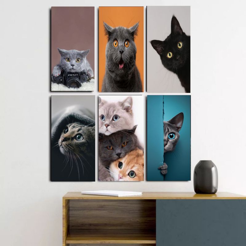 Jual hiasan dinding poster kucing aesthetic | Shopee Indonesia