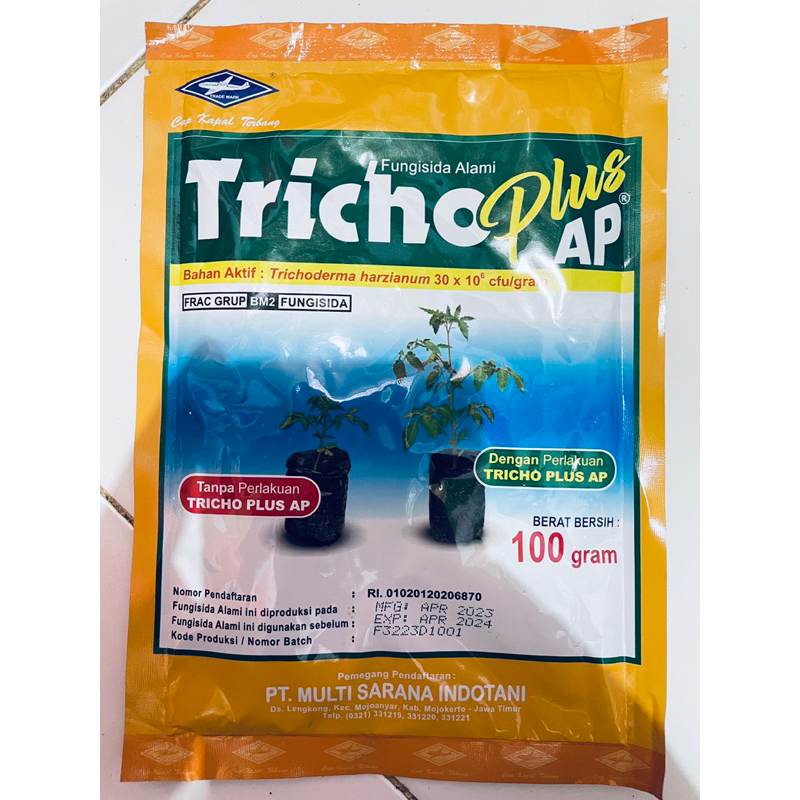 Jual TRICHO PLUS AP Trichoderma alami 100% Original Cap Kapal Terbang ...