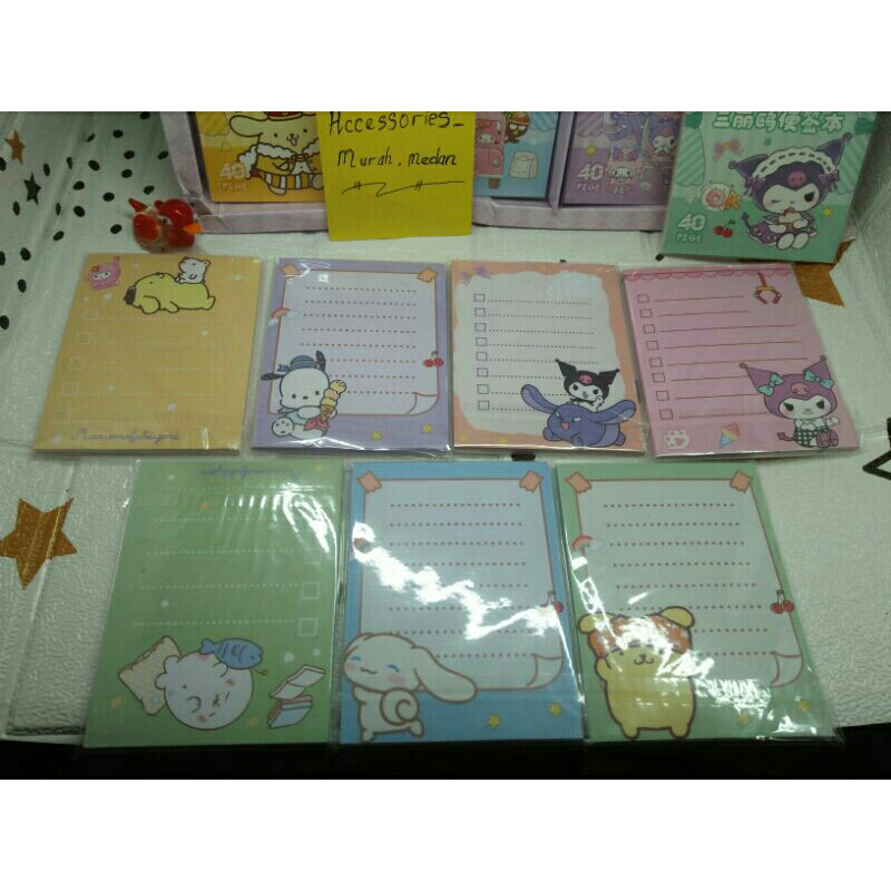 Jual memo sanrio notes kecil | Shopee Indonesia