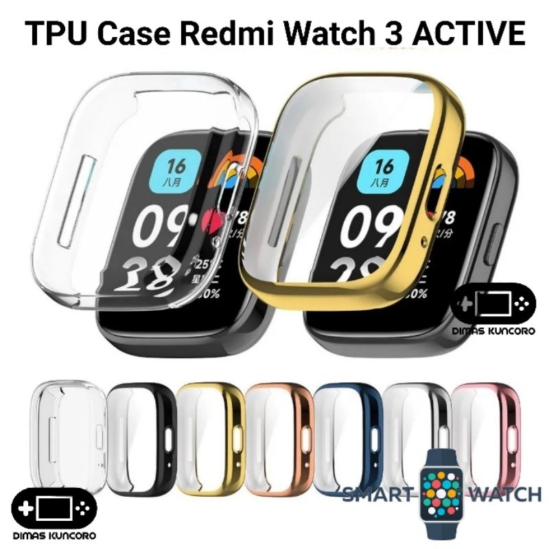 Jual TPU Case Redmi Watch 3 ACTIVE silicone silicon bumper casing ...