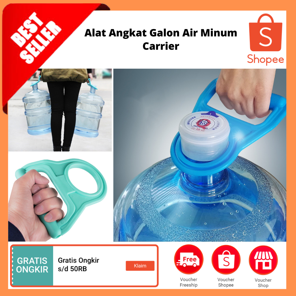 Jual Alat Angkat Galon Air Minum Carrier / pegangan botol air tebal ...