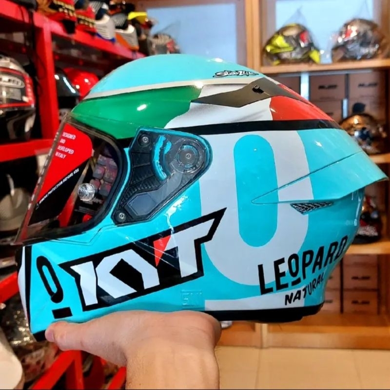 Jual HELM KYT TT COURSE MOTIF PARIAN ORIGINAL KYT | Shopee Indonesia
