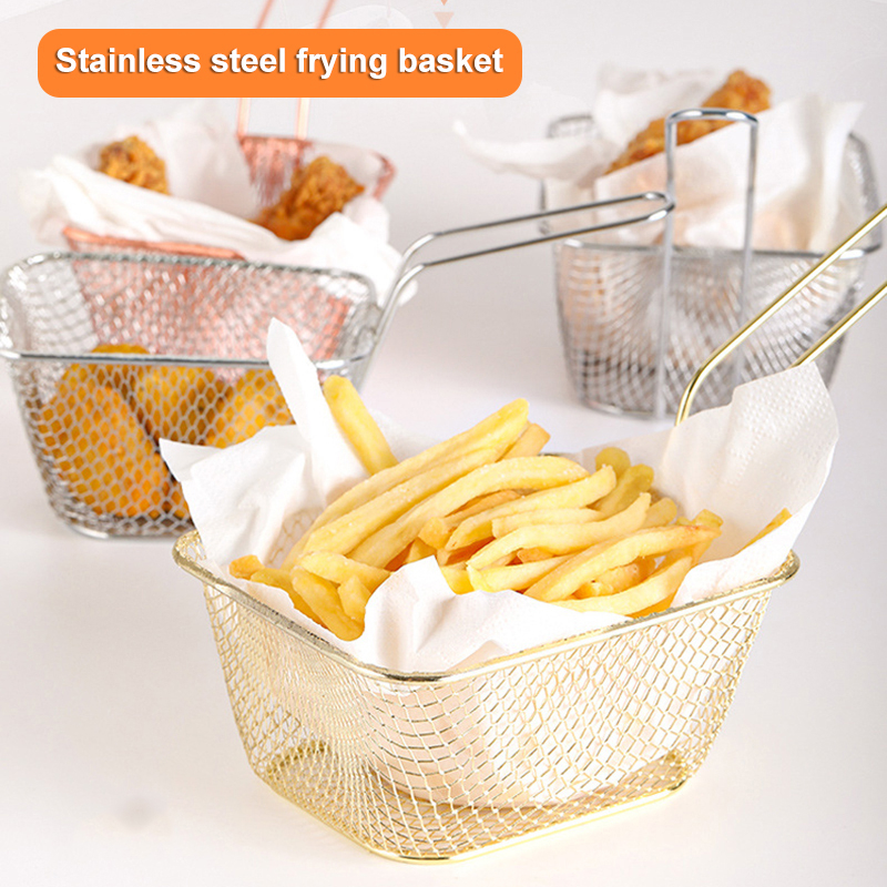 Jual Keranjang Kentang Goreng Fries Rack Fry Basket Large - OLO-14 ...