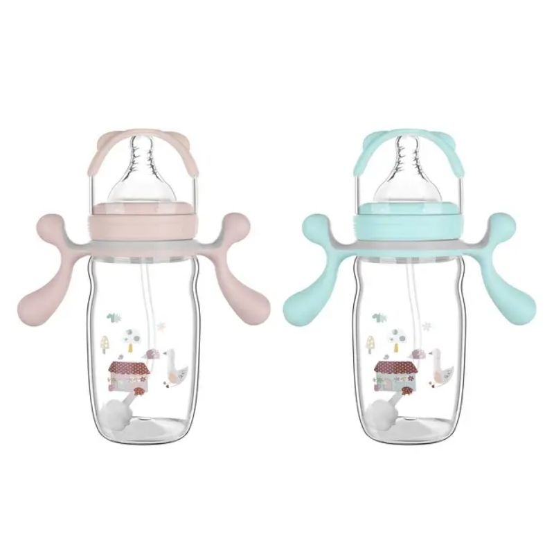 Jual BOTOL SUSU BAYI BOTOL SUSU ANAK WIDE NECK DENGAN GAGANG PRETTY ...