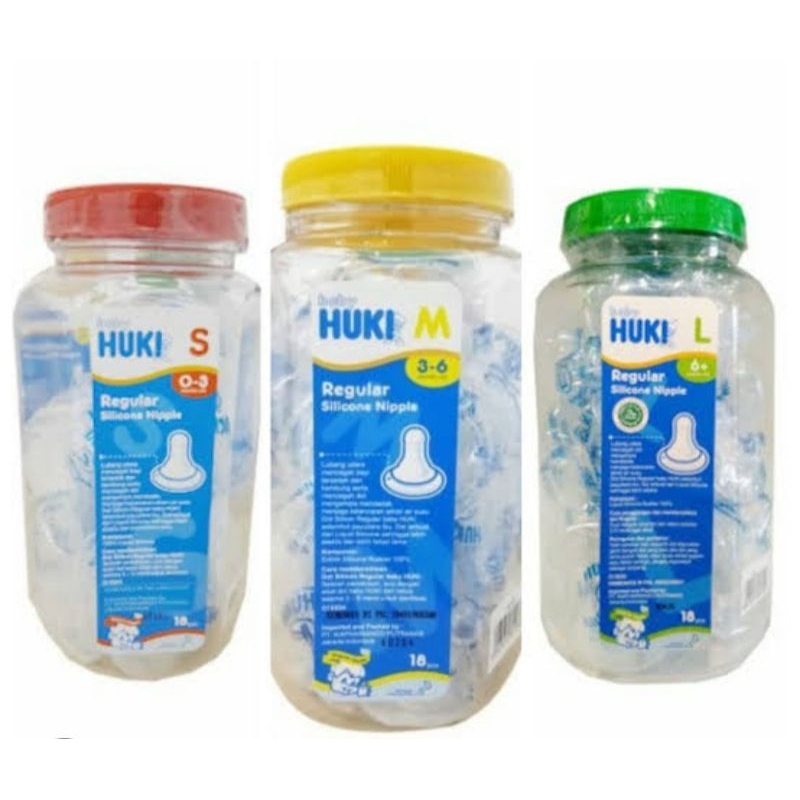 Jual Nipple / karet dot huki bulat gepeng ulir & wideneck (harga per pc ...
