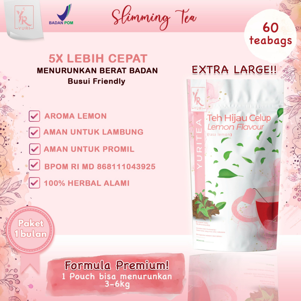 Jual Yuri Tea | Yuri Slimming Tea | Yuri Teh Hijau | Teh Pelangsing ...