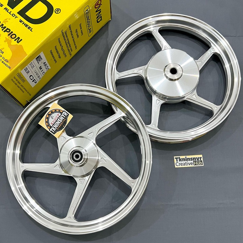 Jual Velg Racing VND AK55 Palang 5 Motor Mio 115 Mio Soul GT Ring 14 (160/185) | Shopee Indonesia