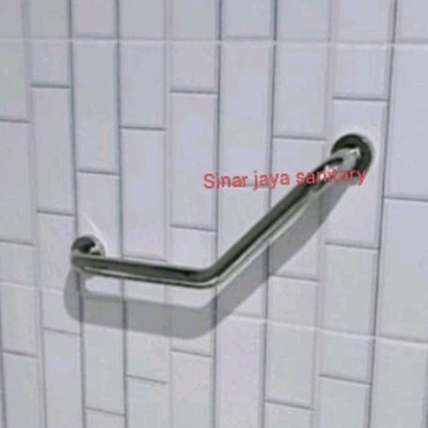 Jual Grab bar stainless 40cm / Grib bar stainless / Pegangan siku stainless stell | Shopee Indonesia