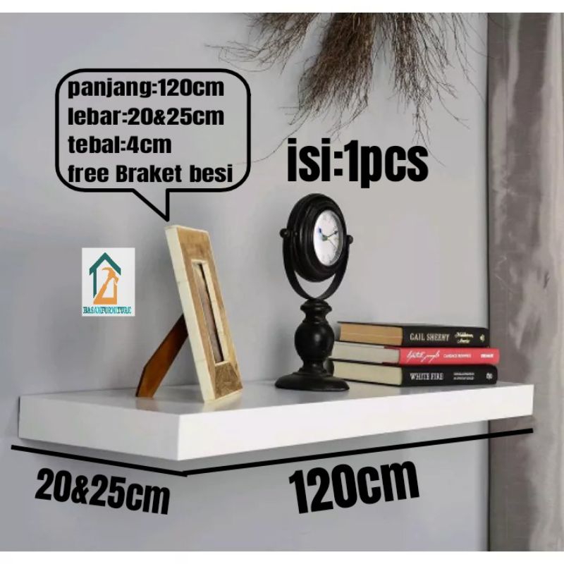 Jual ambalan dinding tv minimalis,rak dinding tempel serbaguna size ...