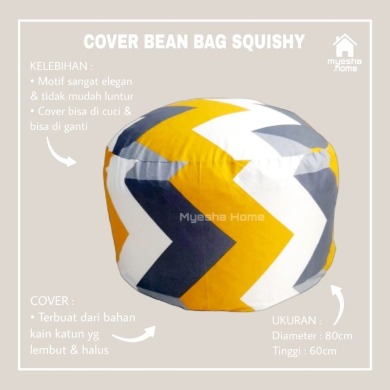 Jual Cover Sofa Bean Bag Squishy / Sarung Sofa Bean Bag Bulat CBS36 | Shopee Indonesia