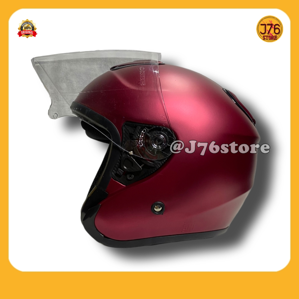 Jual Helm Sepeda Motor Half Face Model Kyt Kyoto Solid Polos Bye Priest ...