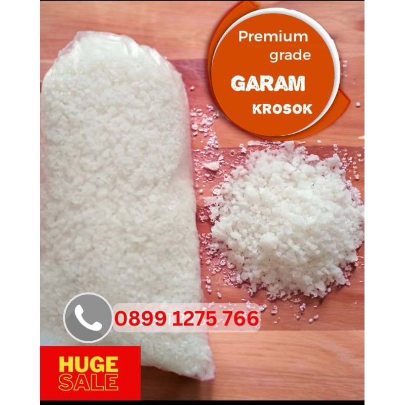 Jual 1/2 kg Garam Krosok / garam ikan / garam kasar / garam kecantikan ...