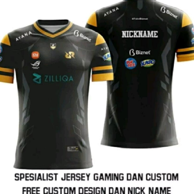 Jual JERSEY RRQ TERBARU FULL PRINTING FREE NICKNAME | Shopee Indonesia