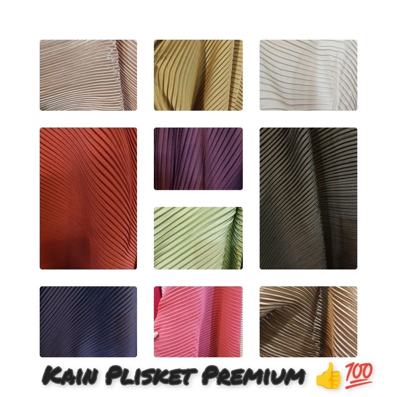 Jual Kain Plislet Premium Terbaik | Shopee Indonesia